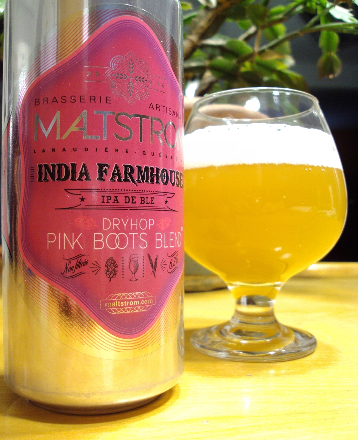 India Farmhouse Pink Boots | Brasserie Maltstrom – Bière Artisanale ...