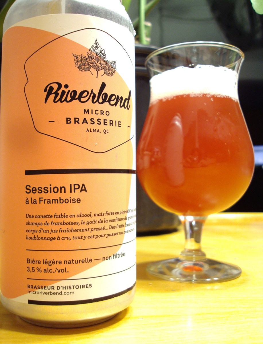 Session IPA à la Framboise | Microbrasserie Riverbend – Bière ...